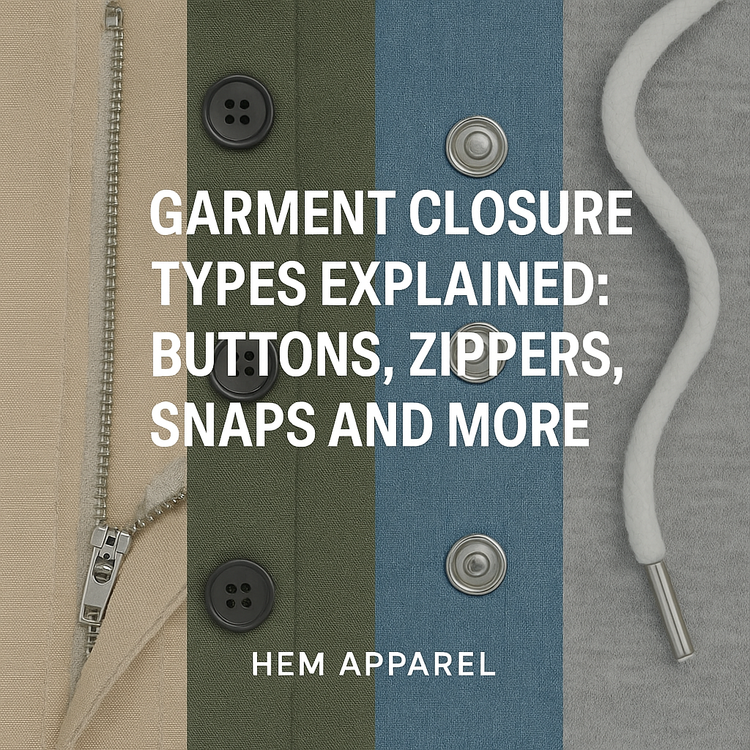 Garment Closure Types Explained: Buttons, Zippers, Snaps and More ...
