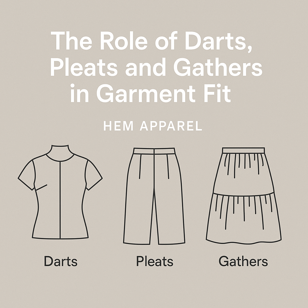 The Role of Darts, Pleats and Gathers in Garment Fit – hemapparelvn
